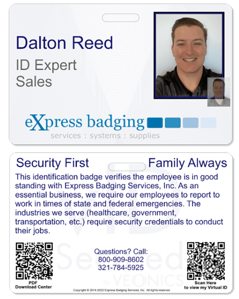 For Company Photo ID Badges Contact Us - Express Badging Services